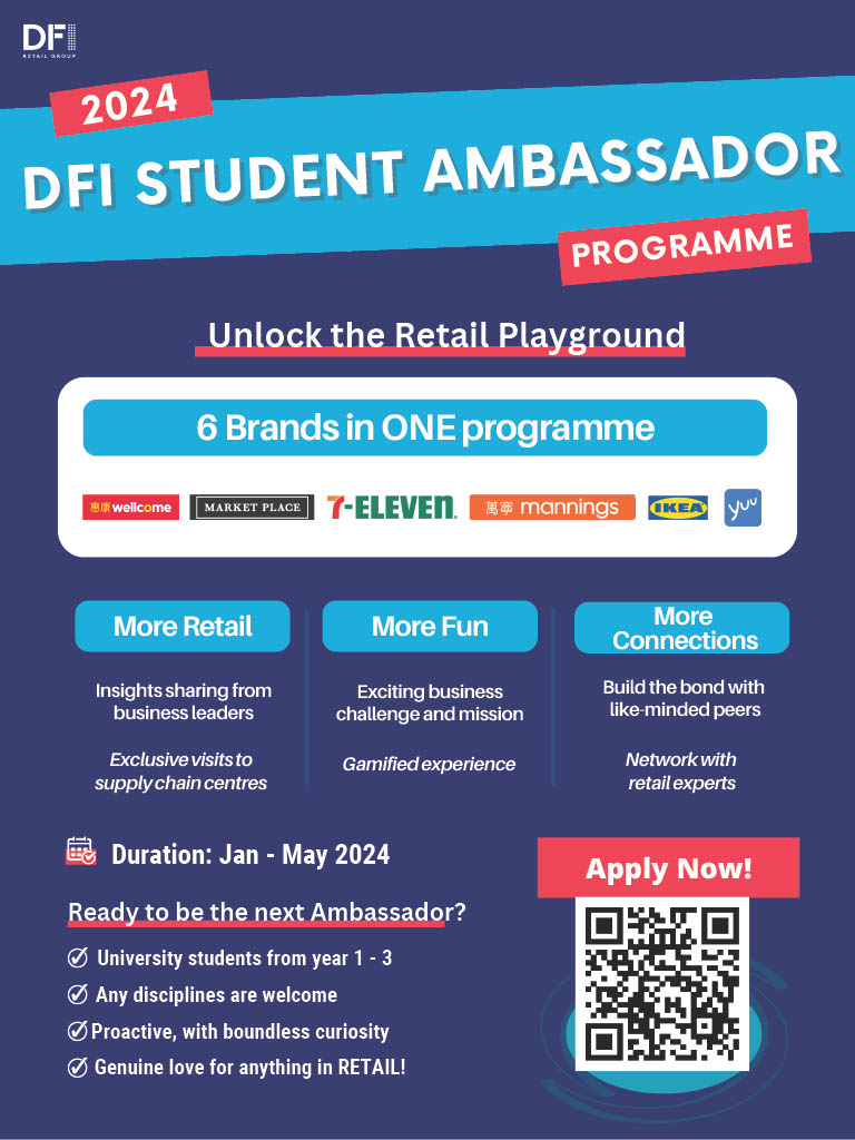 DFI Retail Group - 2024 DFI Retail Group Student Ambassador Programme
