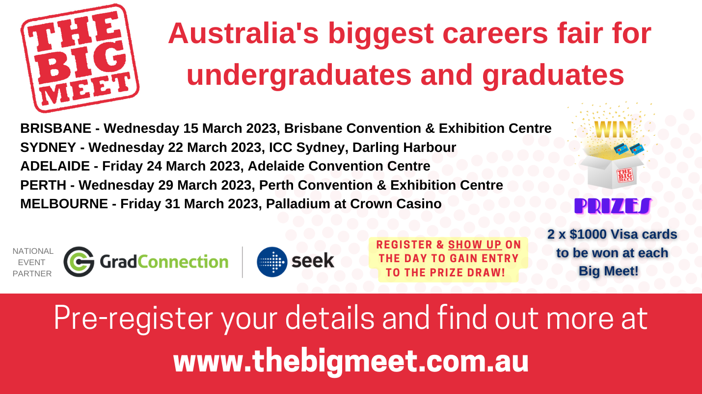 The Big Meet Graduate Programs (255 open now!) - GradConnection